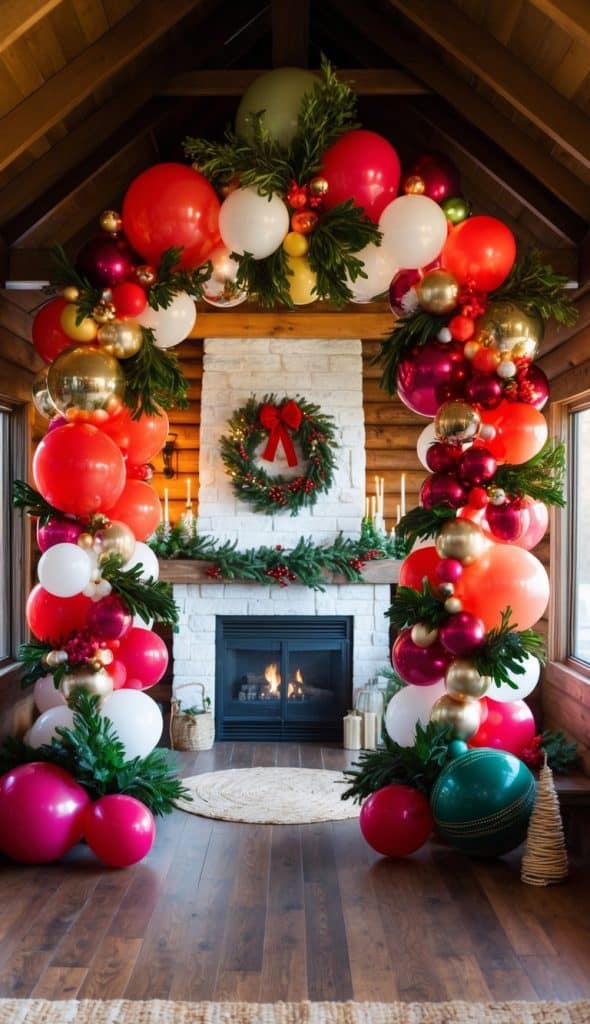 33 Christmas Balloon Arch Ideas: Dazzling Festive Designs To Deck Your ...
