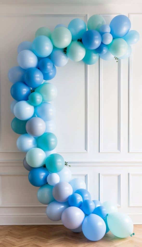 22 Blue Balloon Arch Ideas for Any Occasion - We Heart Decorating