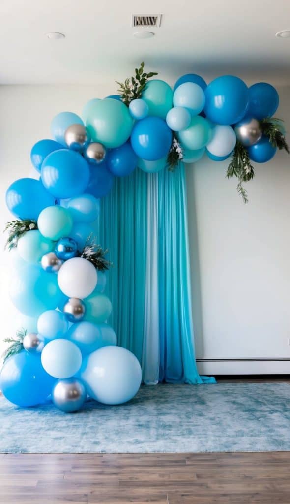 22 Blue Balloon Arch Ideas for Any Occasion - We Heart Decorating