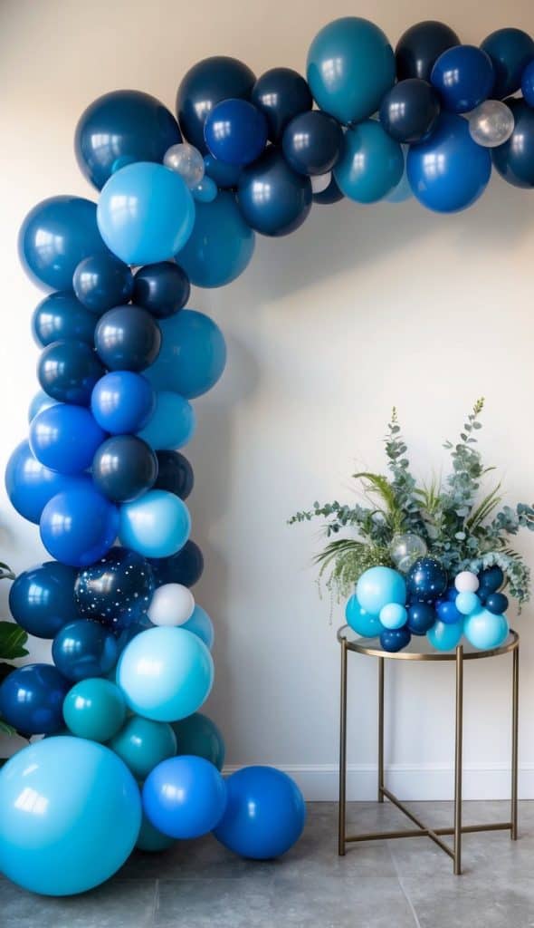 22 Blue Balloon Arch Ideas for Any Occasion - We Heart Decorating
