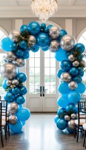 22 Blue Balloon Arch Ideas for Any Occasion - We Heart Decorating