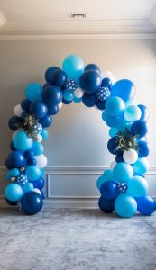 22 Blue Balloon Arch Ideas for Any Occasion - We Heart Decorating