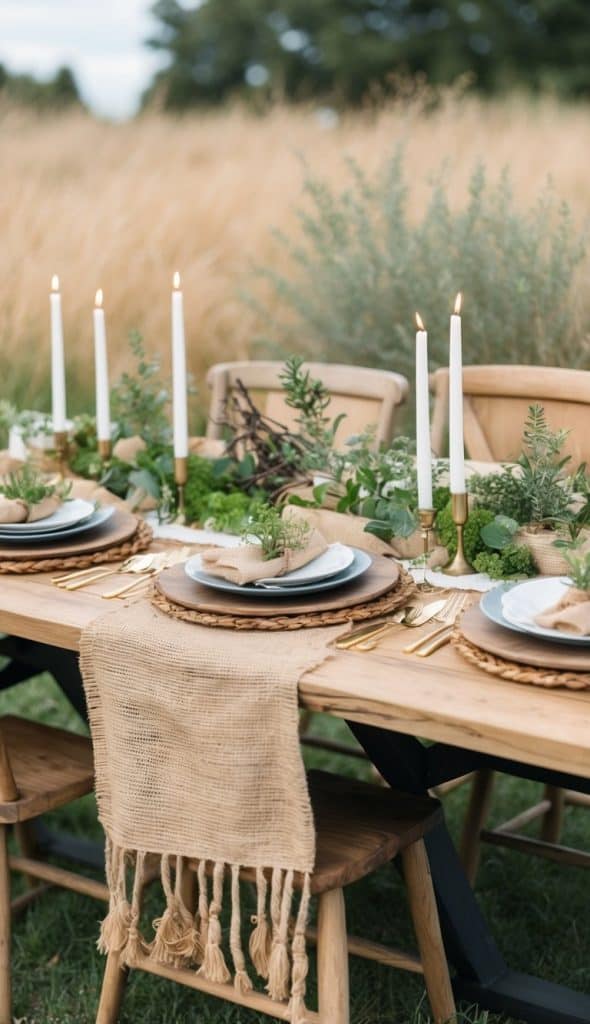 38 Rustic Tablescape Ideas: Cozy Country Charm for Your Dining Table ...
