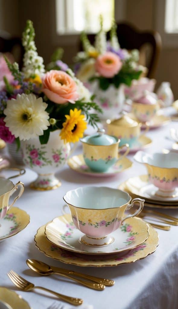19 Tea Party Tablescape Ideas: Charming Vintage-Inspired Designs for ...