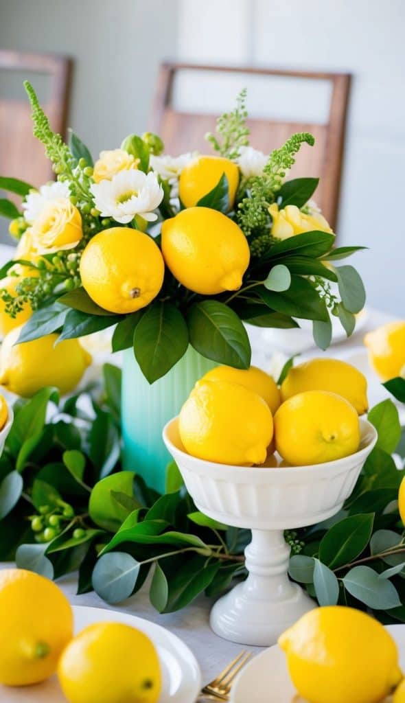 25 Lemon Tablescape Ideas: Zesty Designs for a Bright and Cheerful ...