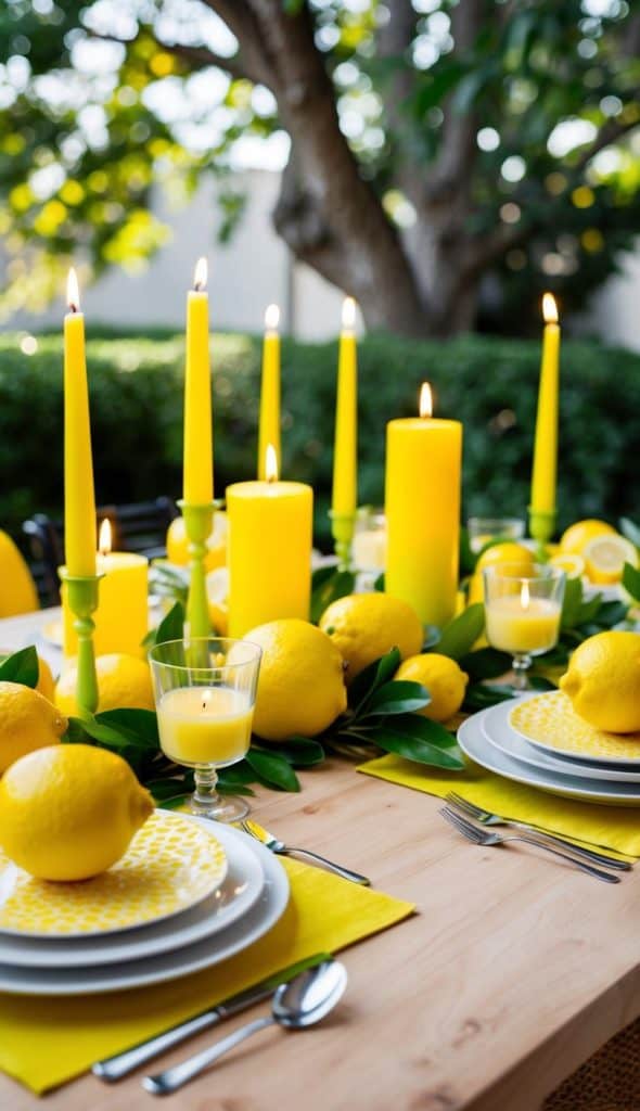 25 Lemon Tablescape Ideas: Zesty Designs for a Bright and Cheerful ...