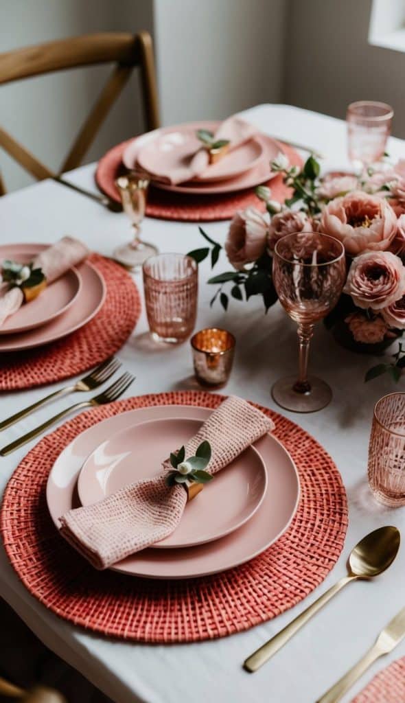 27 Pink Tablescape Ideas: Elegant Blush-Toned Settings for Special ...