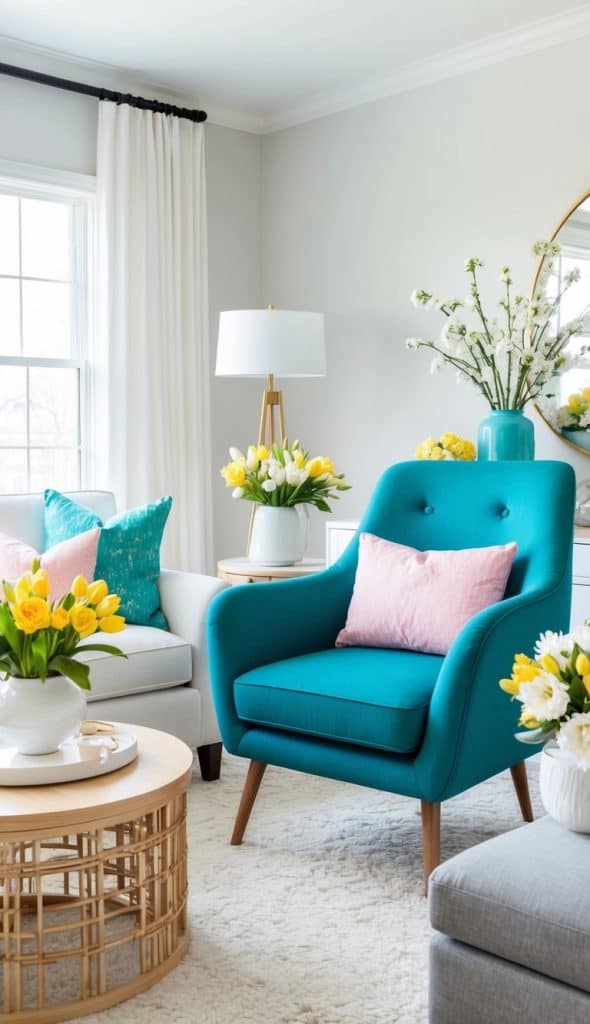 36 Spring Living Room Decorating Ideas: Fresh and Breezy Updates for a ...