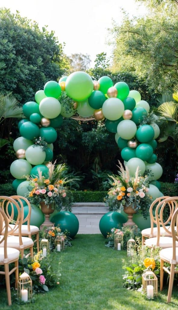 32 Green Balloon Arch Ideas for a Fresh and Trendy Look - We Heart ...