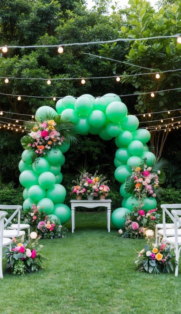 32 Green Balloon Arch Ideas for a Fresh and Trendy Look - We Heart ...