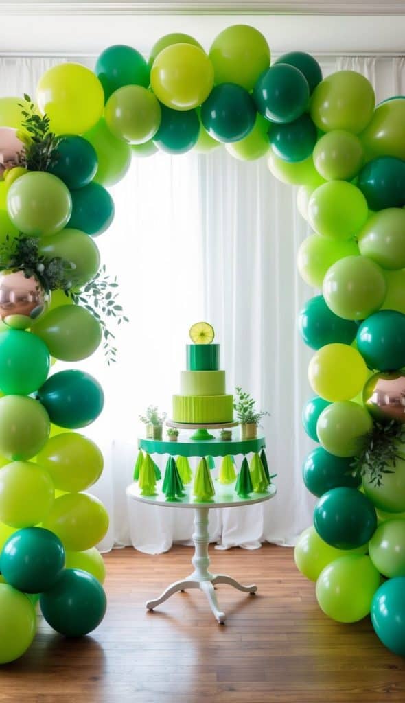 32 Green Balloon Arch Ideas for a Fresh and Trendy Look - We Heart ...