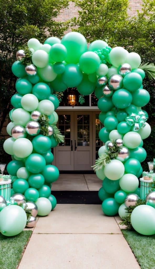 32 Green Balloon Arch Ideas for a Fresh and Trendy Look - We Heart ...