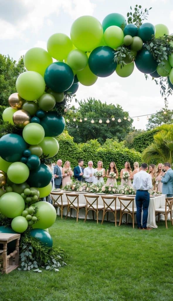 32 Green Balloon Arch Ideas for a Fresh and Trendy Look - We Heart ...