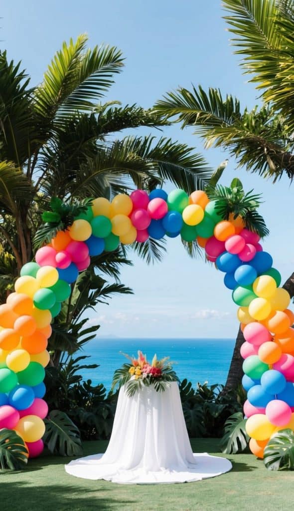 28 Rainbow Balloon Arch Ideas: Dazzling Designs for Joyful Celebrations ...