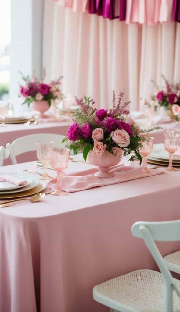 27 Pink Tablescape Ideas: Elegant Blush-Toned Settings for Special ...