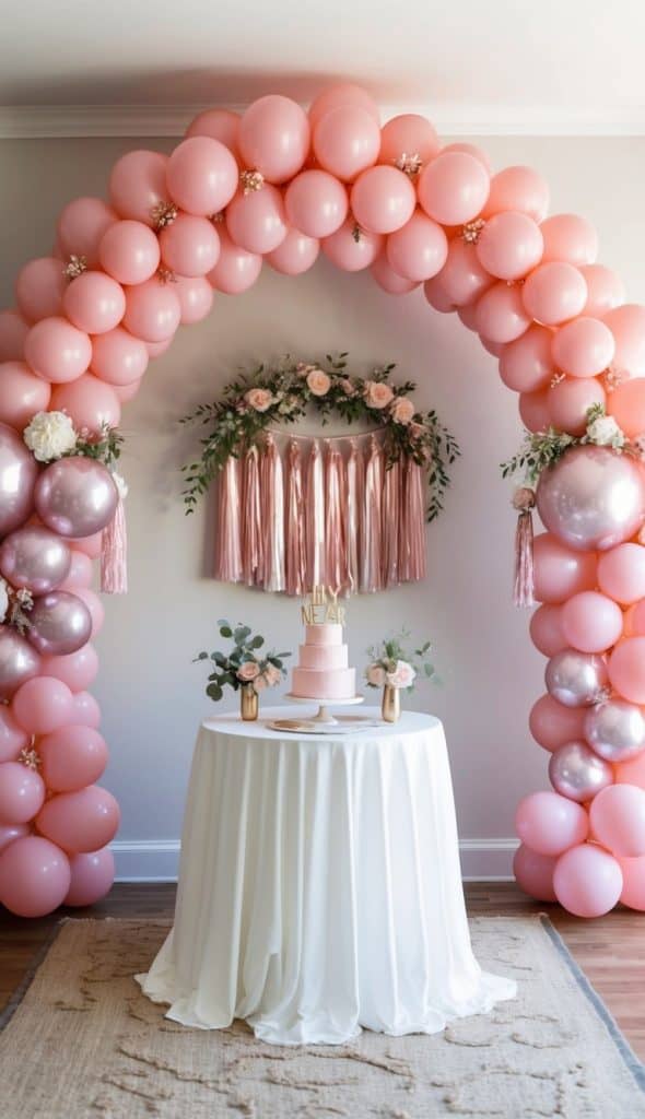 21 Pink Balloon Arch Ideas for a Dreamy Feminine Touch - We Heart ...