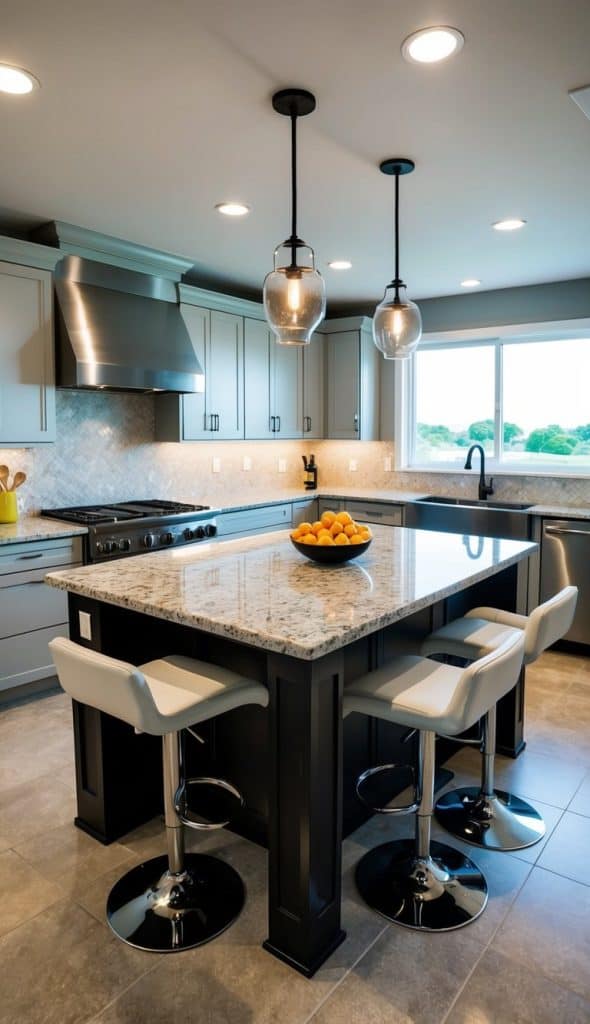 44 Kitchen Island Ideas with Seating: Cozy Spots for Family and Friends ...