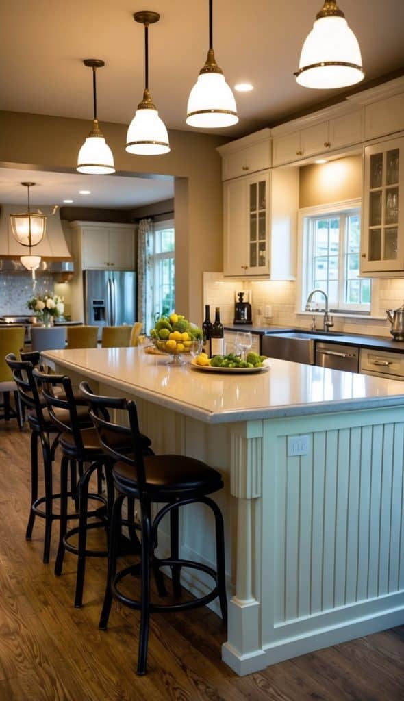 44 Kitchen Island Ideas with Seating: Cozy Spots for Family and Friends ...