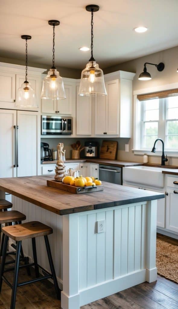 36 Farmhouse Kitchen Island Ideas for Your Home's Heart - We Heart ...