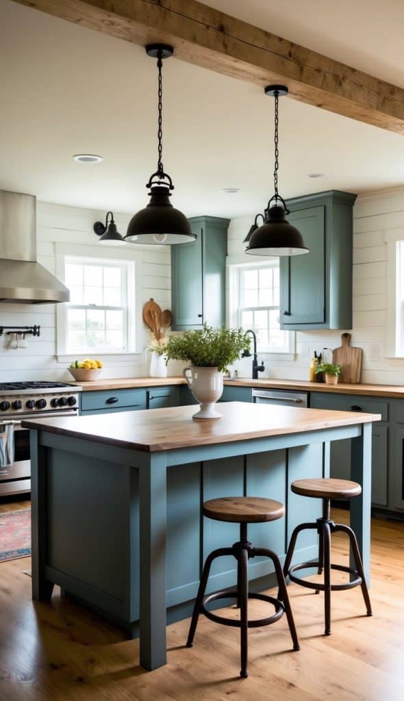 36 Farmhouse Kitchen Island Ideas for Your Home's Heart - We Heart ...