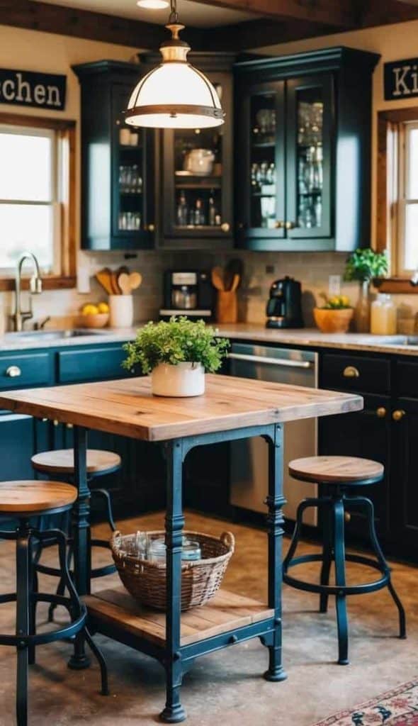 31 Small Kitchen Island Ideas: Clever Solutions for Cozy Cooking Spaces ...