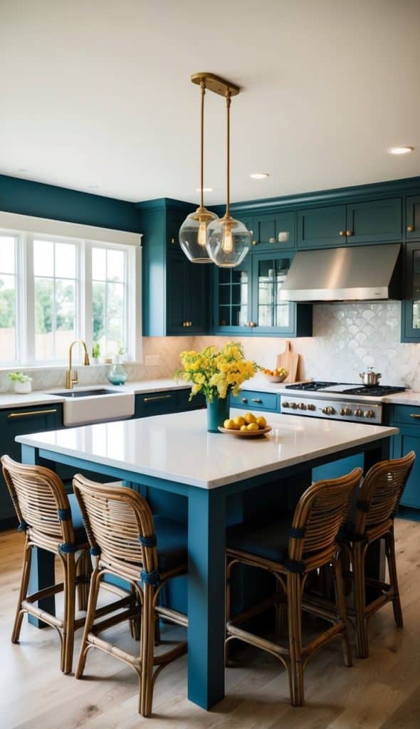 44 Kitchen Island Ideas with Seating: Cozy Spots for Family and Friends ...