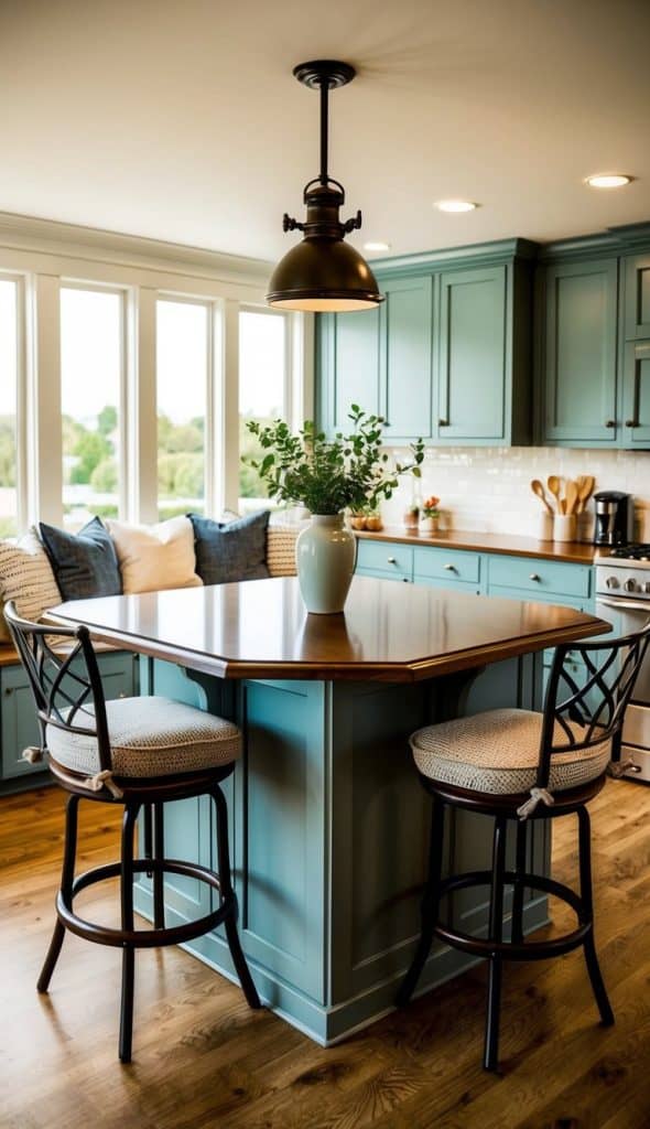 44 Kitchen Island Ideas with Seating: Cozy Spots for Family and Friends ...