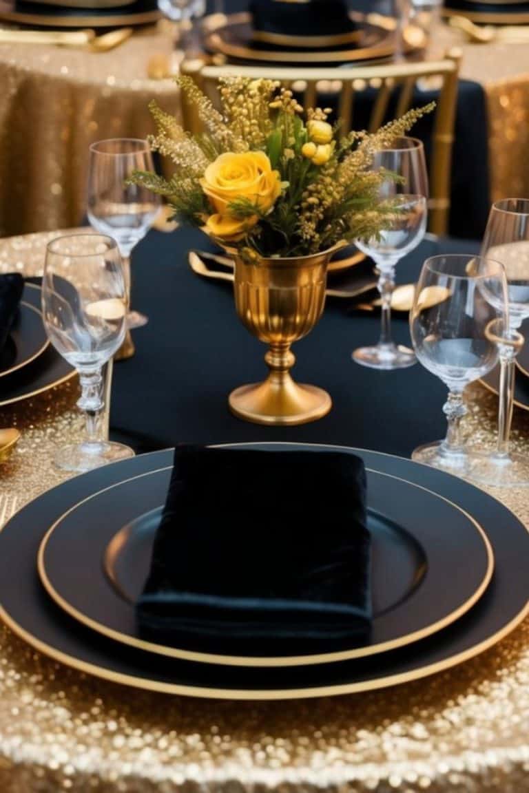 19 Gold Tablescape Ideas: Create Stunning Luxurious Dining Displays for ...