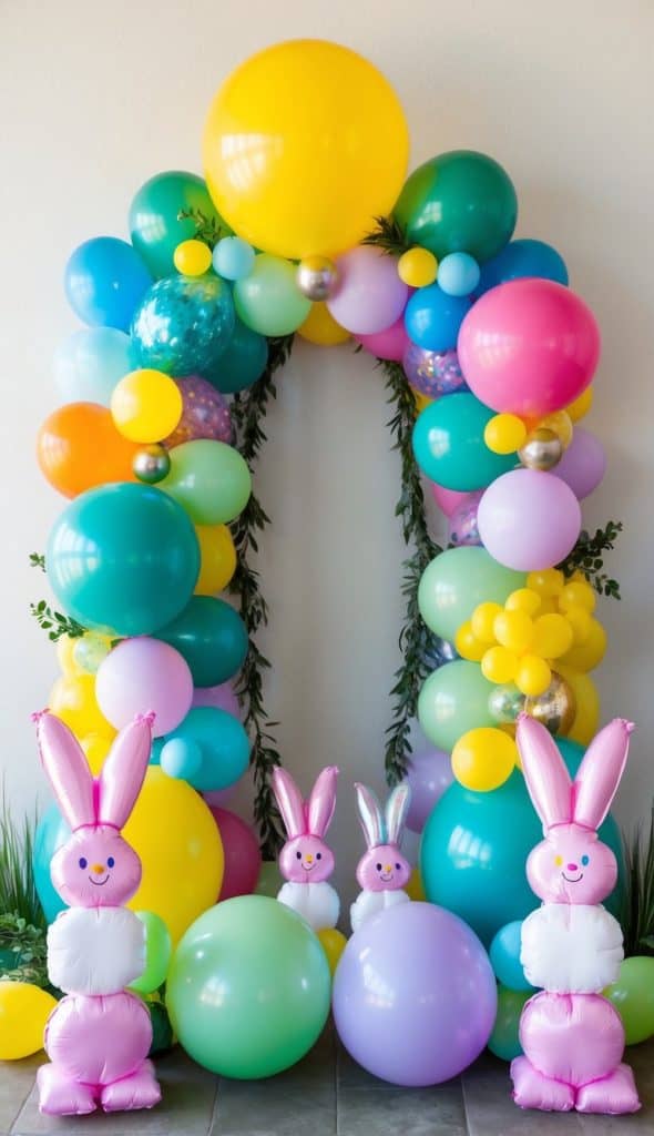 24 Easter Balloon Arch Ideas: Festive Springtime Decor for Joyful ...