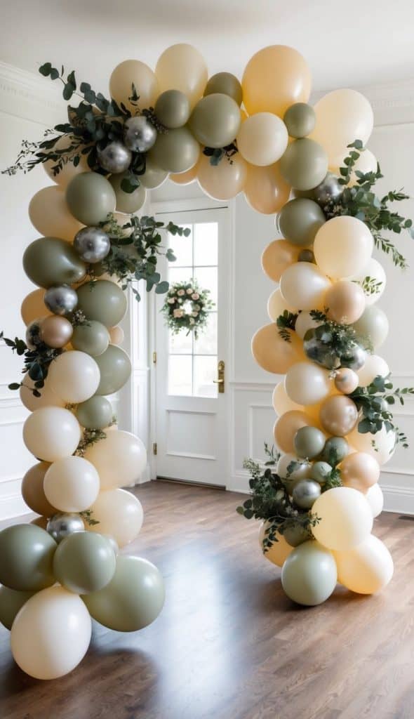 34 Bridal Shower Balloon Arch Ideas: Elegant Designs to Celebrate the ...
