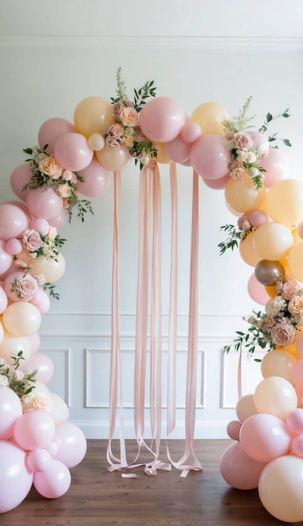 34 Bridal Shower Balloon Arch Ideas: Elegant Designs to Celebrate the ...