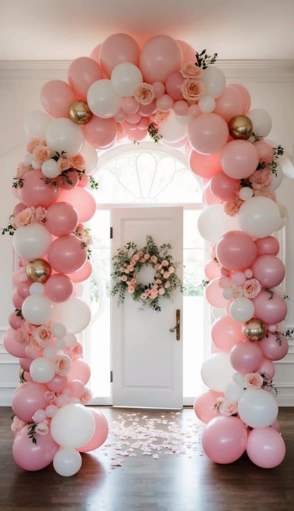 34 Bridal Shower Balloon Arch Ideas: Elegant Designs to Celebrate the ...