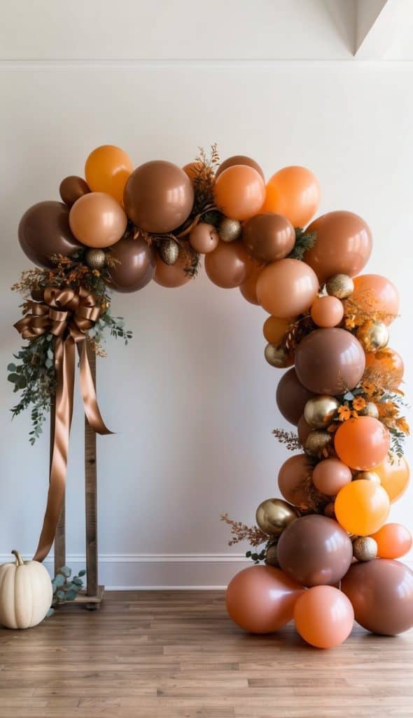 15 Fall Balloon Arch Ideas: Cozy Autumn Decor for Your Festive Gatherings