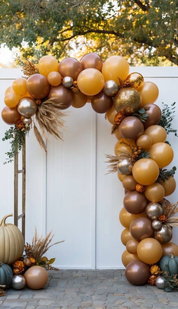 15 Fall Balloon Arch Ideas: Cozy Autumn Decor for Your Festive Gatherings