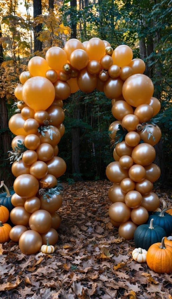 15 Fall Balloon Arch Ideas: Cozy Autumn Decor for Your Festive Gatherings