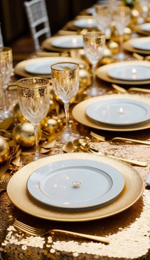 19 Gold Tablescape Ideas: Create Stunning Luxurious Dining Displays for ...