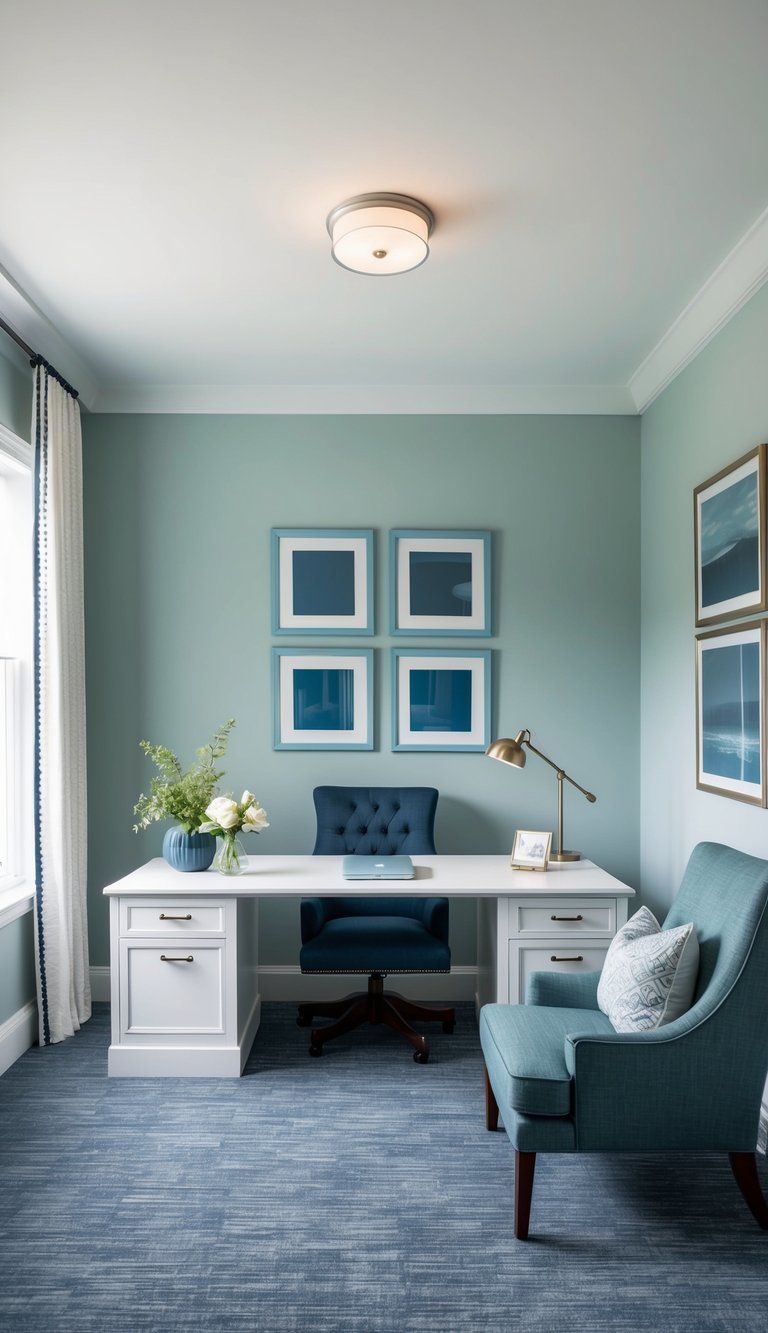 23 Blue Home Office Ideas: Creating Your Perfect Calm Workspace with ...