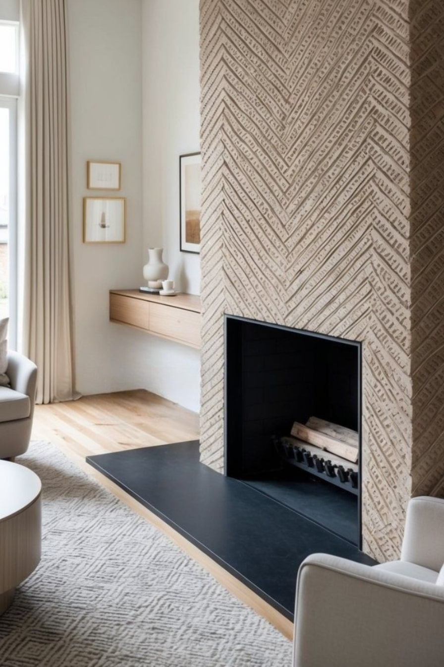 21 Herringbone Brick Fireplace Ideas: Stunning Patterns to Transform ...