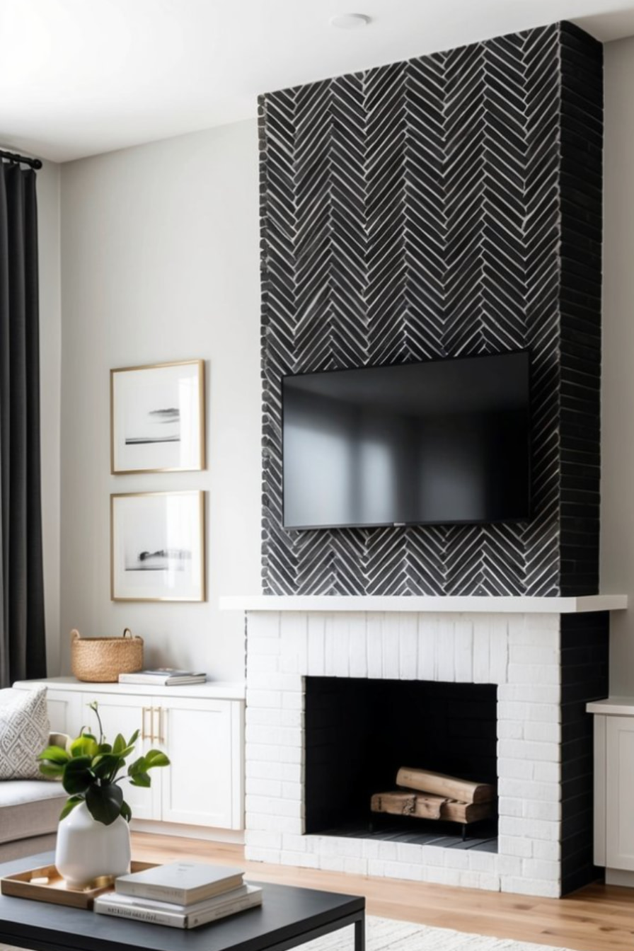 21 Herringbone Brick Fireplace Ideas: Stunning Patterns to Transform ...