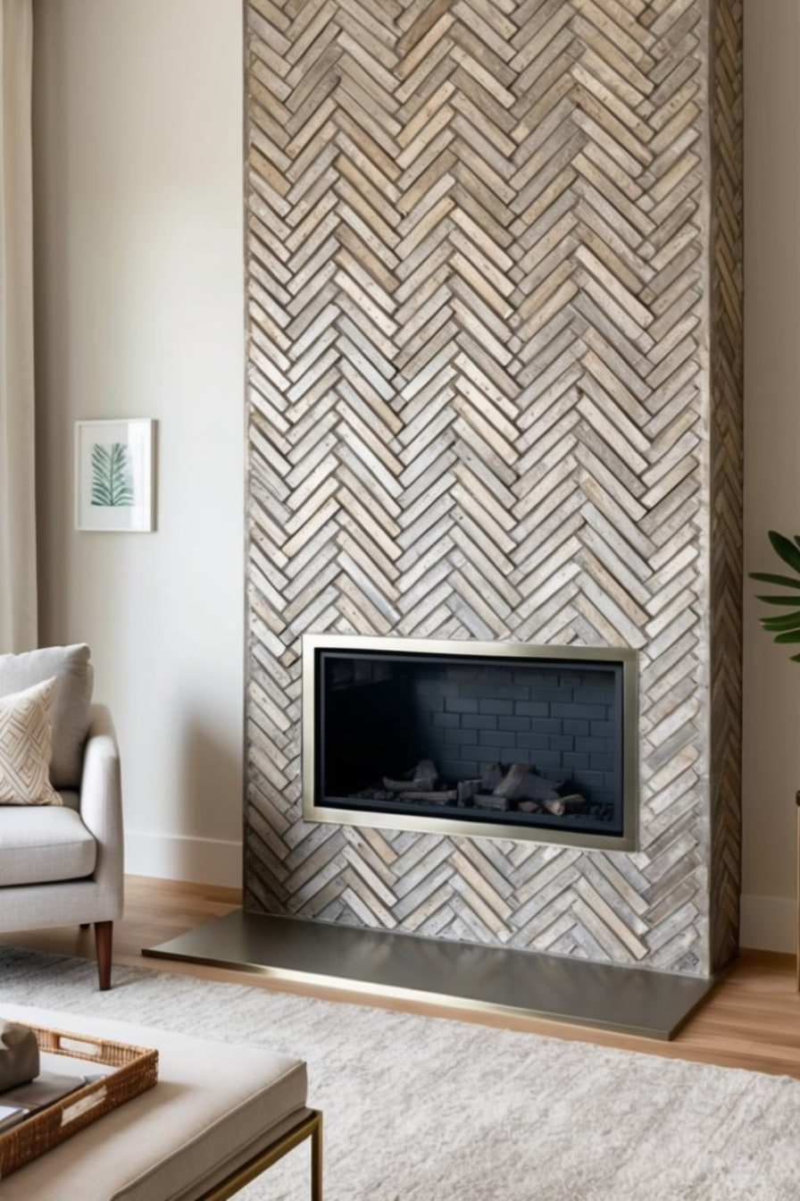 21 Herringbone Brick Fireplace Ideas: Stunning Patterns to Transform ...