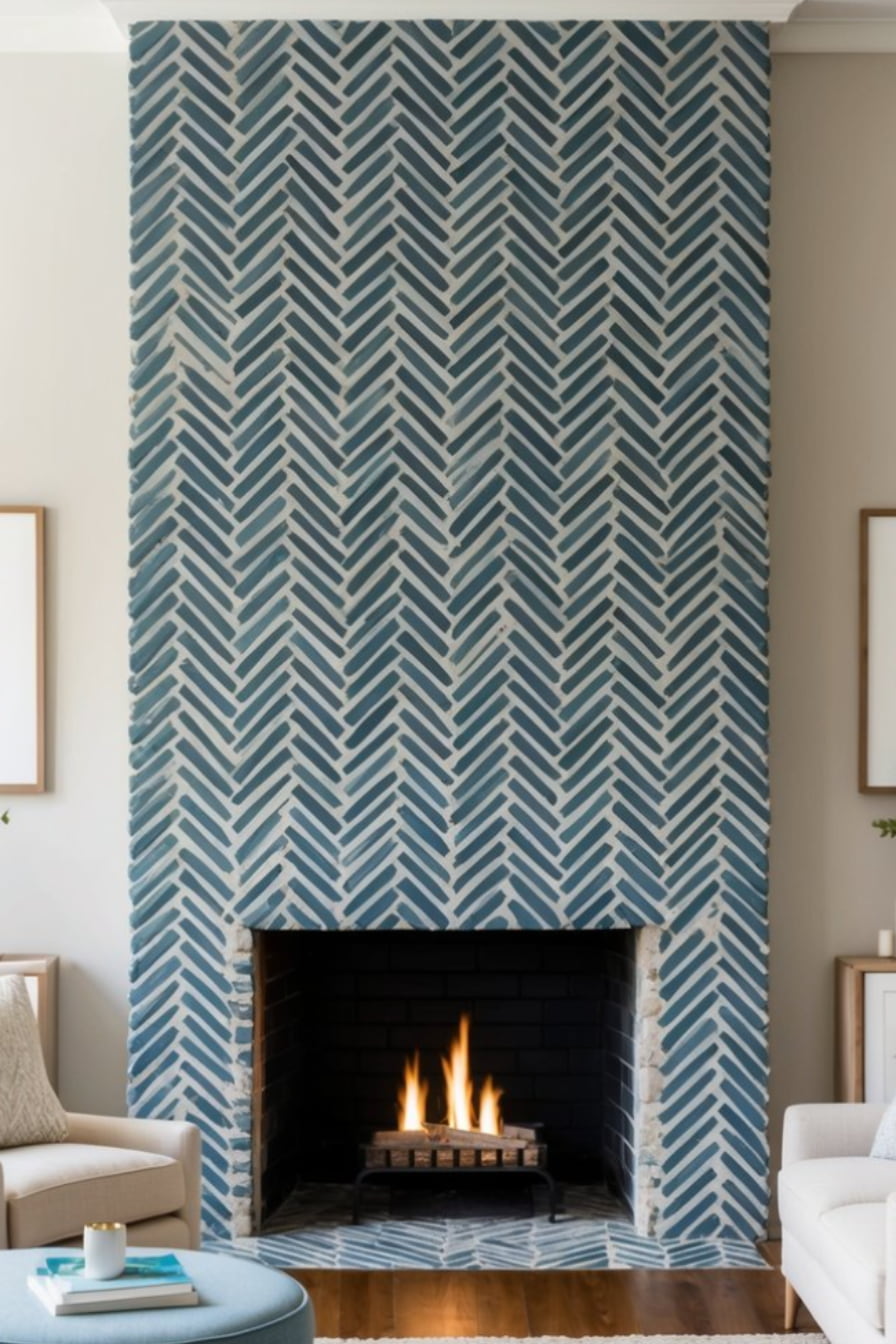 21 Herringbone Brick Fireplace Ideas: Stunning Patterns to Transform ...