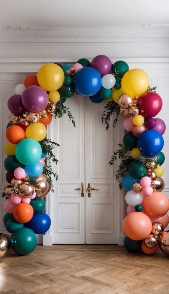 20 Birthday Balloon Arch Ideas: Fun & Festive Designs - We Heart Decorating