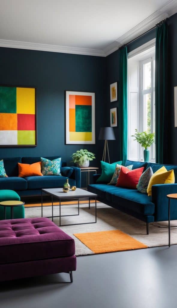 27 Colorful Living Room Ideas for a Bold, Vibrant Space - We Heart ...